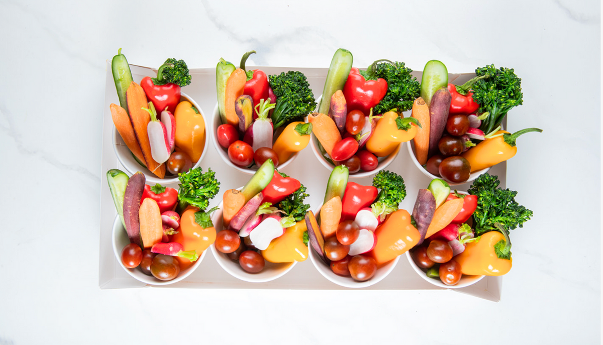 Individual Crudity and Dip Platter | Prêt à Table